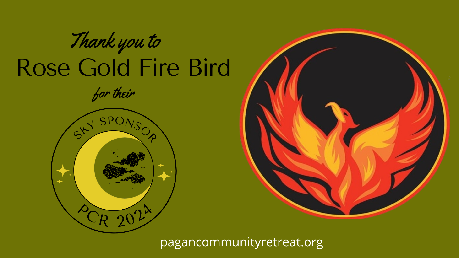 Rose Gold Fire Bird Coven · PCR